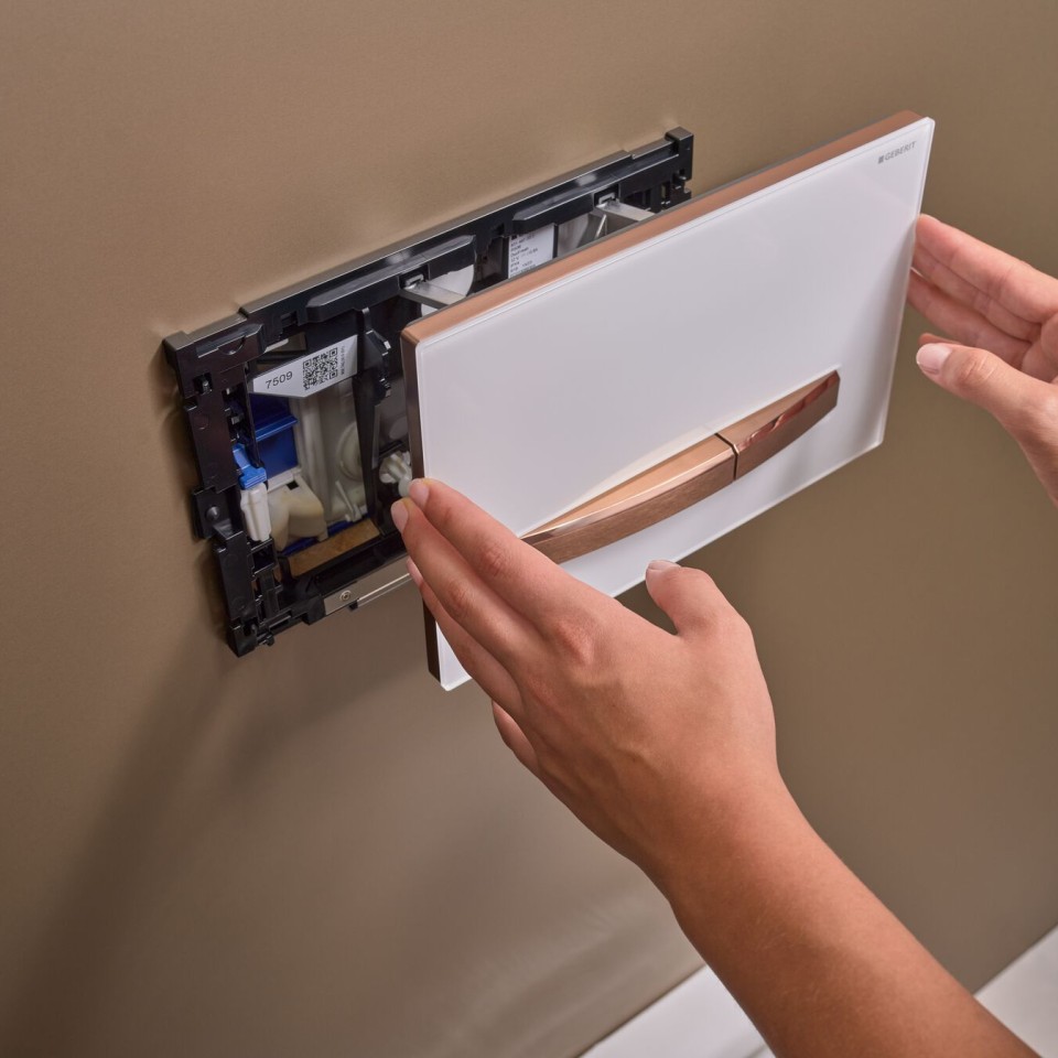 Geberit flush buttons, flush plates and flush controls, actuator plates ...